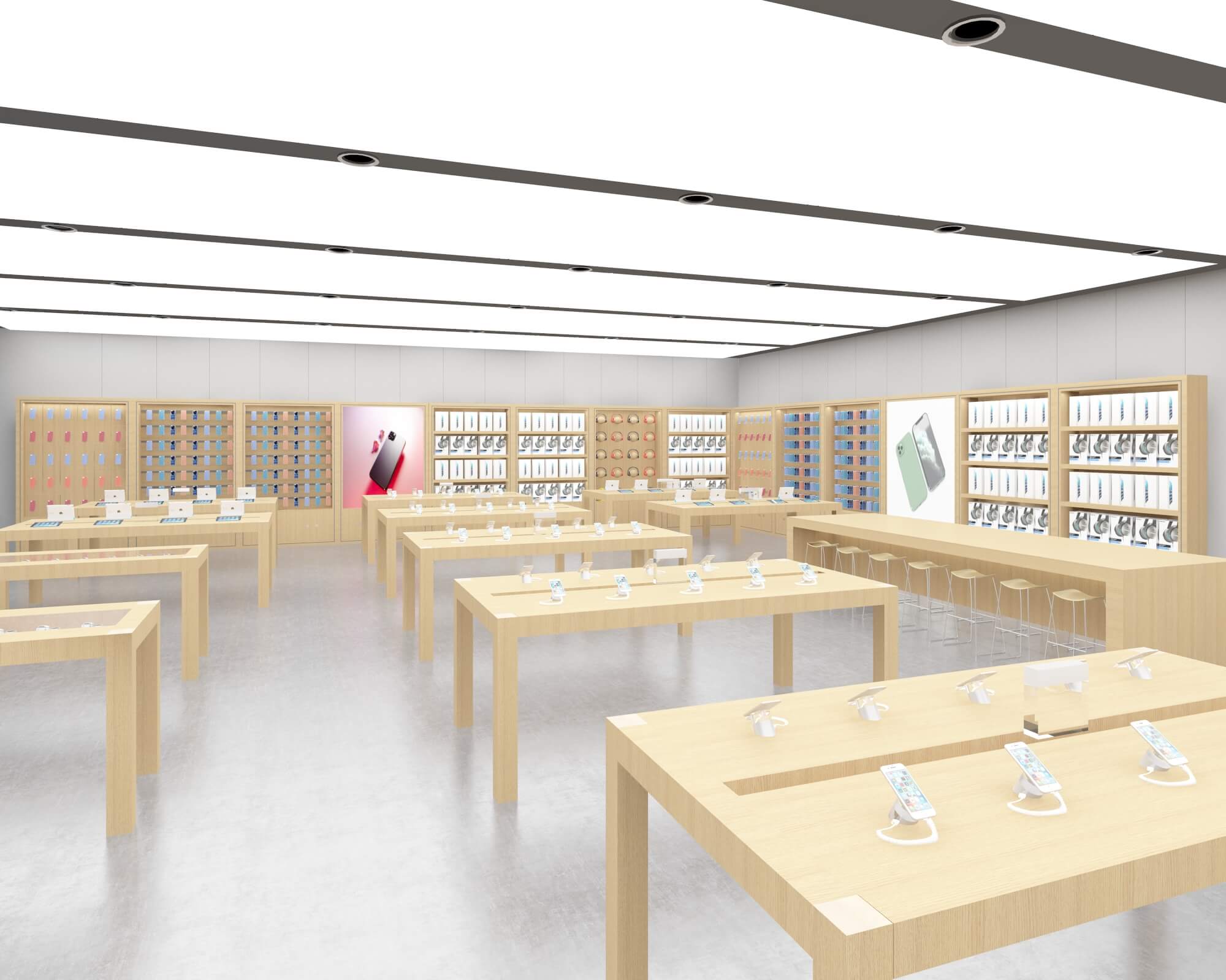 Mobile Phone Store Interior Design Solution – M2 Retail